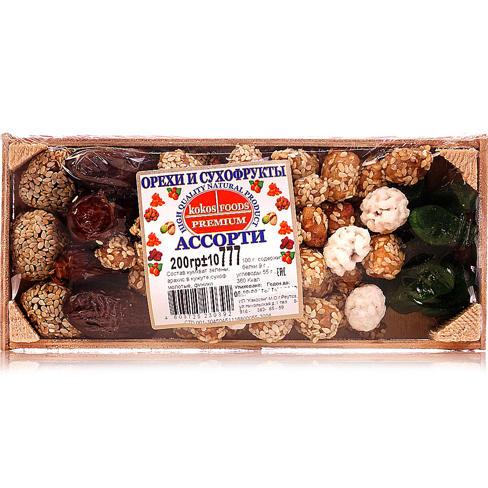 Срок до 05.11.19г Ассорти KOKOS FOODS фруктово - ореховое 200г купить ...