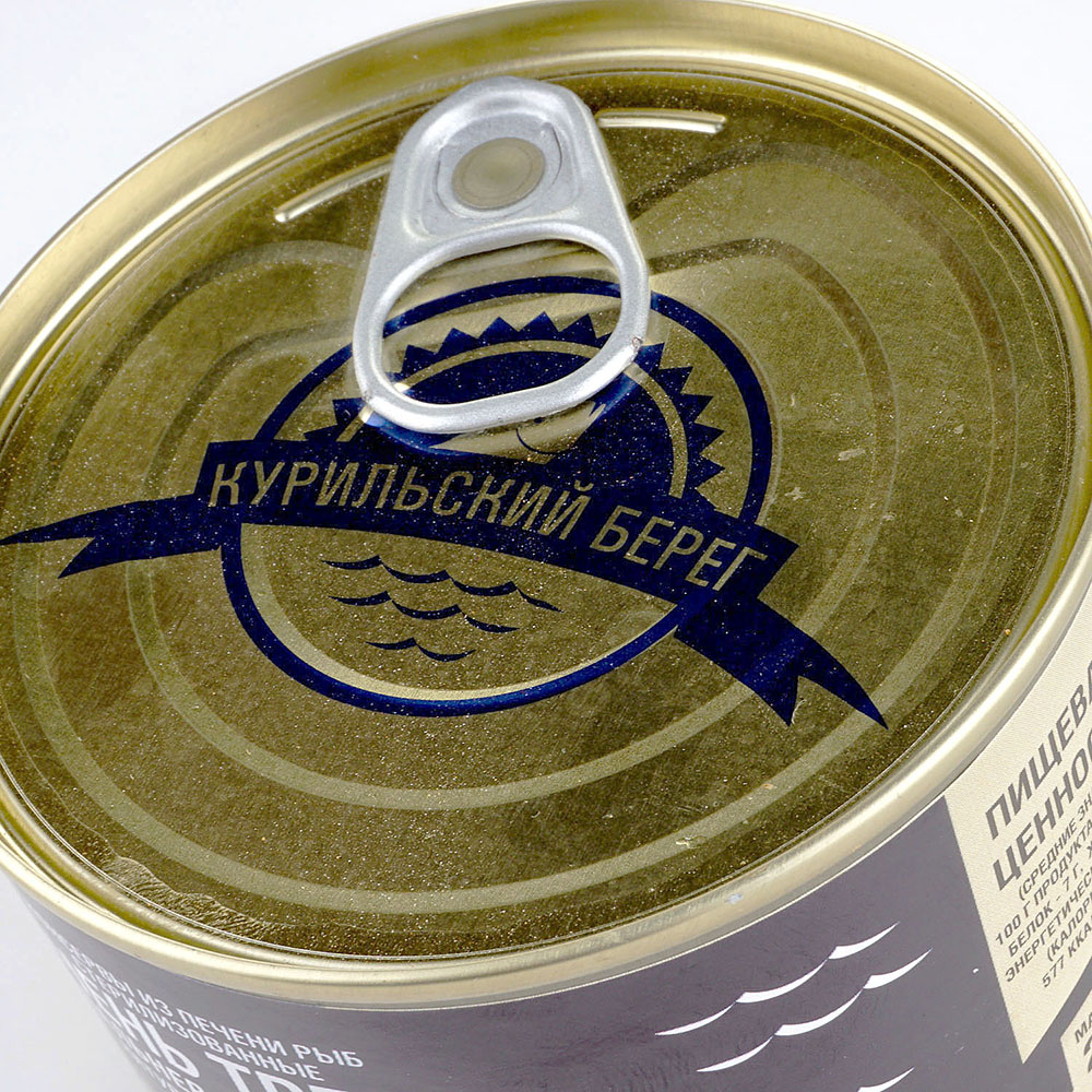 Печень трески натуральная 240г Курильский берег (куски) купить за 355 ...