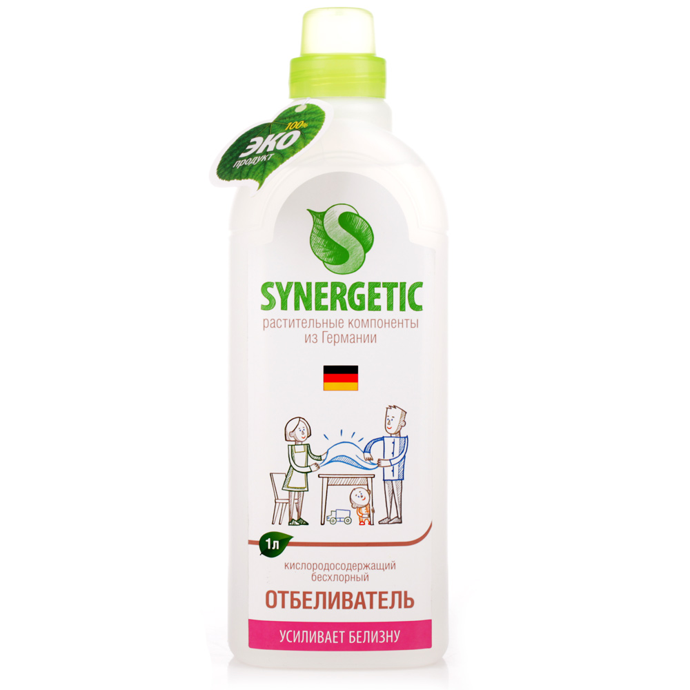 ЭКО отбеливатель SYNERGETIC 1л купить за 289 руб. с доставкой на дом в ...