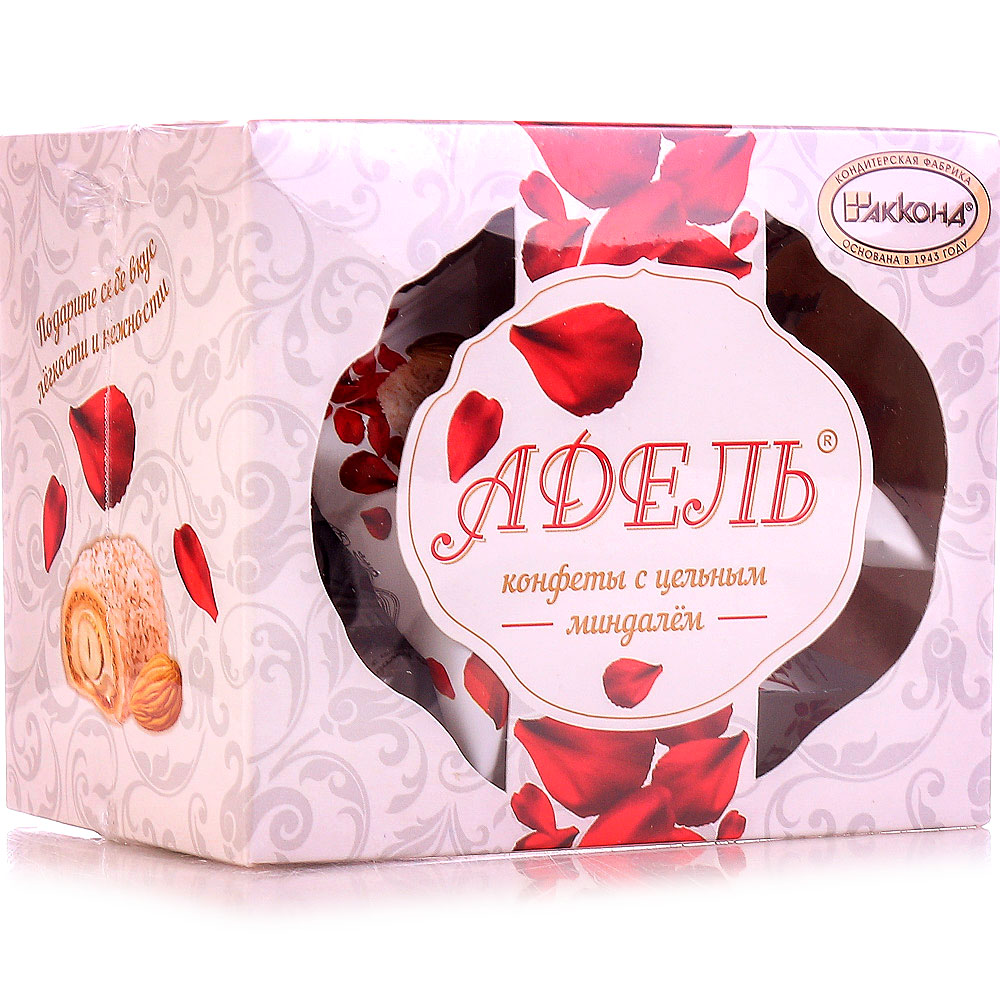 Конфеты Акконд Адель с цельным миндалем 150г под/кор купить за 215 руб ...