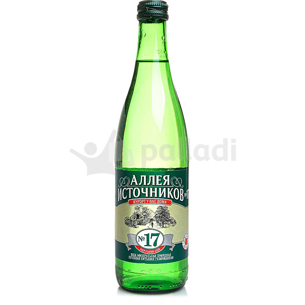 Минеральная вода Аллея Источников №17 0,5л ст/б г.Ессентуки купить за ...