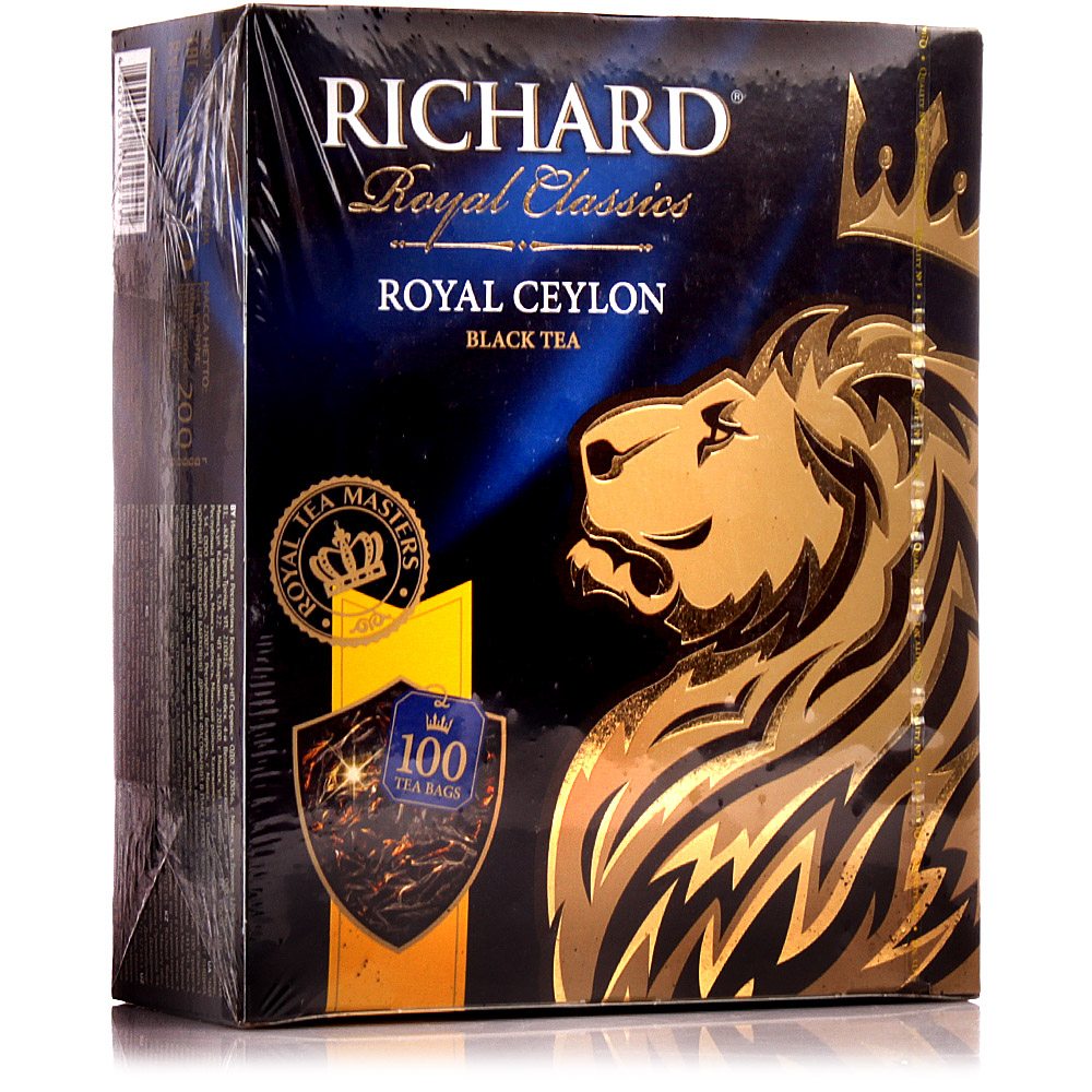 Чай Richard 100пак Роял цейлон купить за 399 руб. с доставкой на дом в ...