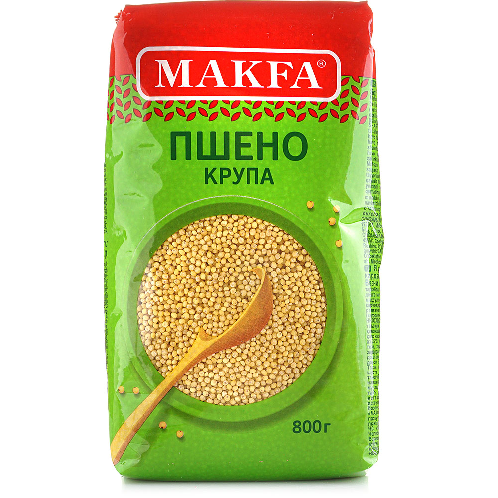 Крупа Макфа 800г пшено купить за 144 руб. с доставкой на дом в интернет ...