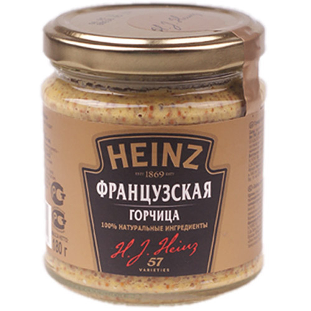 Горчица Heinz 180г французская ст/б купить за 363 руб. с доставкой на ...