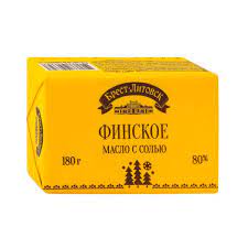 Масло сливочное Брест-Литовск Финское 180г 80% с солью купить за 259 ...