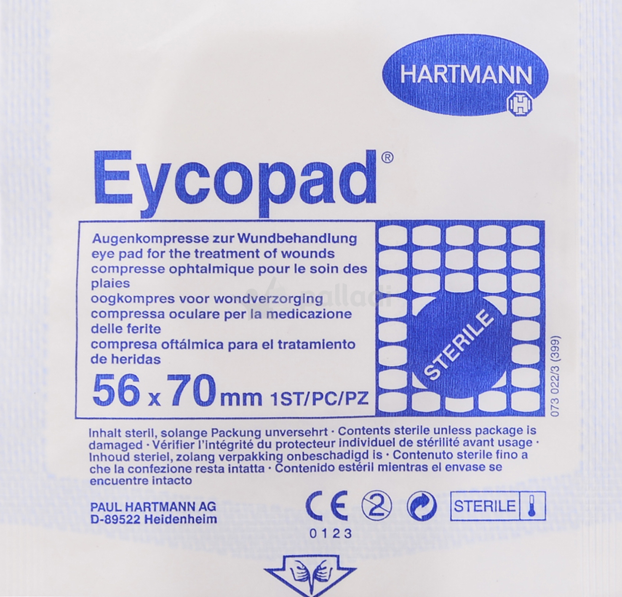 Повязка Eycopad сорбционная глазная 5.6х7.0см Hartmann купить за 20 руб ...