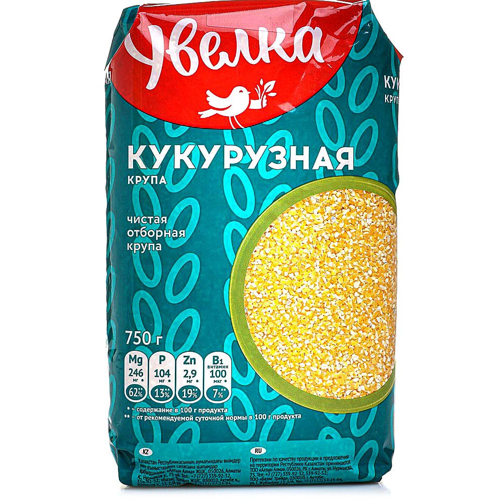 Крупа Увелка 750г Кукурузная 1/6 купить за 85 руб. с доставкой на дом в ...