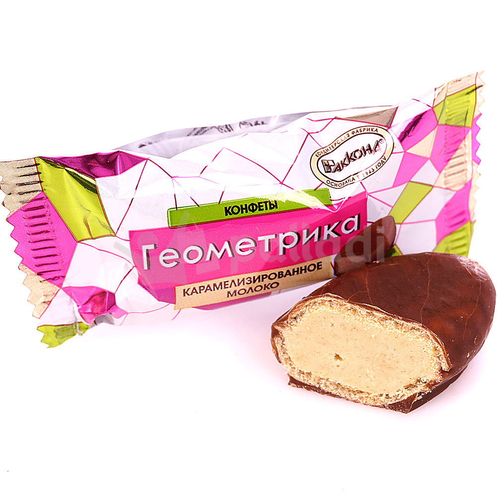 Конфеты Акконд Геометрика карамелизированное молоко 400г купить за 135 ...