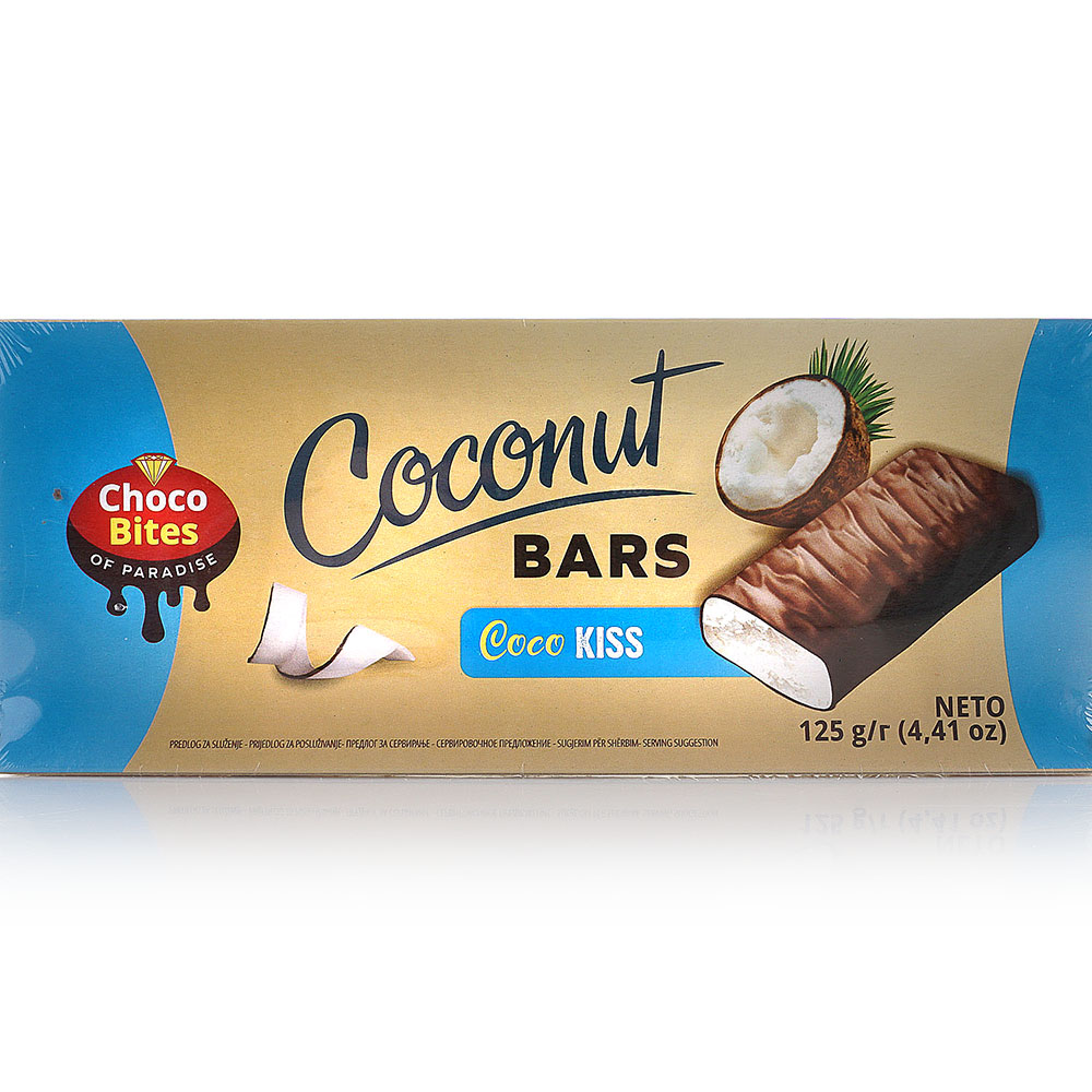 Батончики Coconut bars 125г со вкусом кокоса купить за 232 руб. с ...