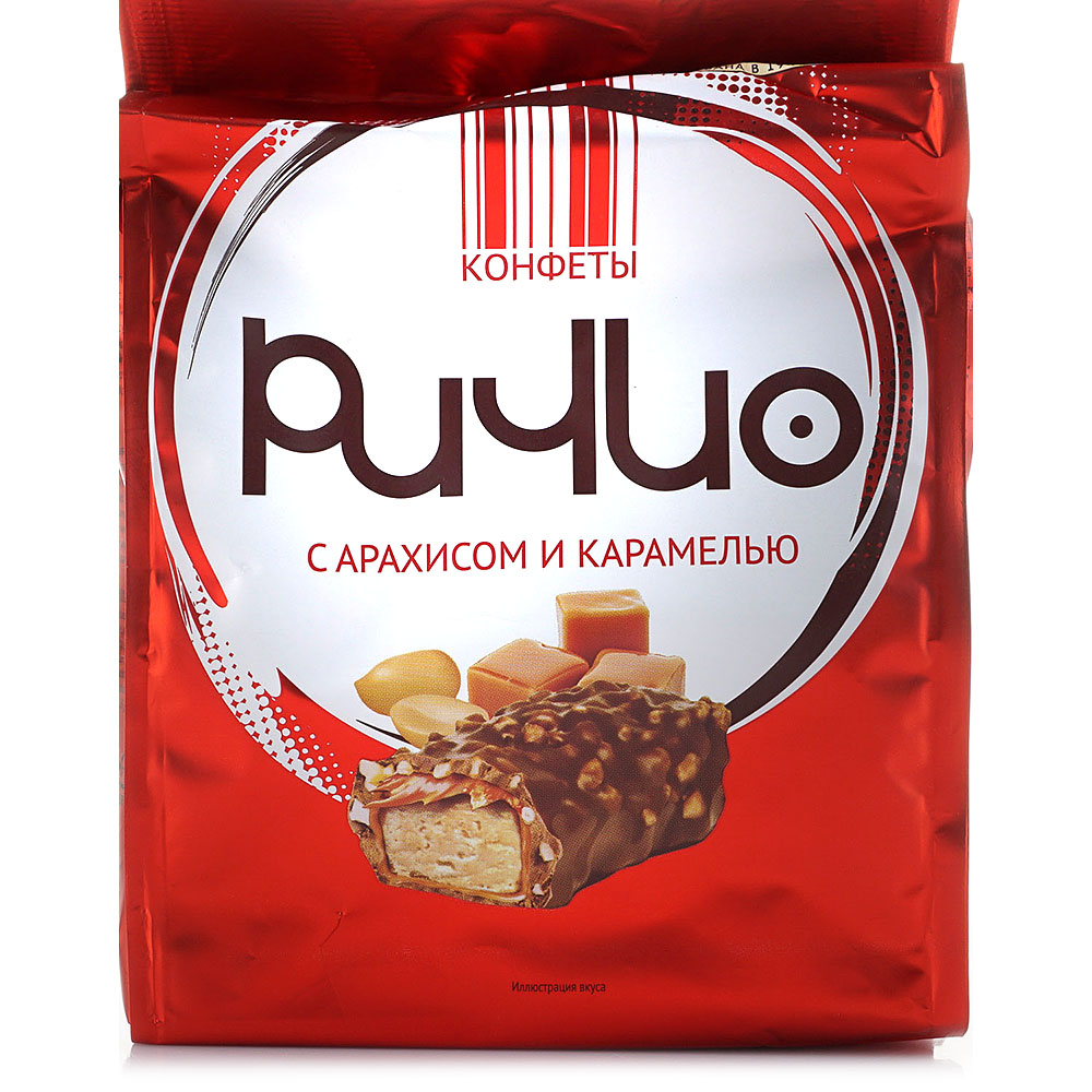 Конфеты Акконд Ричио с арахисом и карамелью 250г купить за 210 руб. с ...